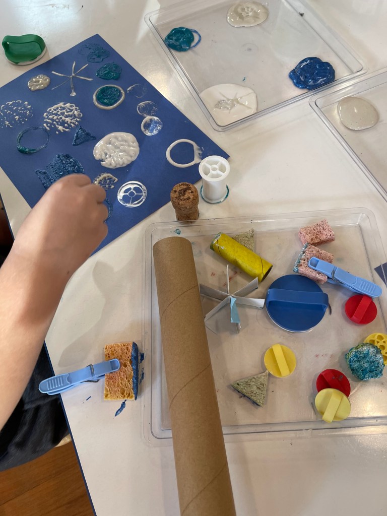 Printmaking Tools for Open Ended Process Art – April's Teaching Tree